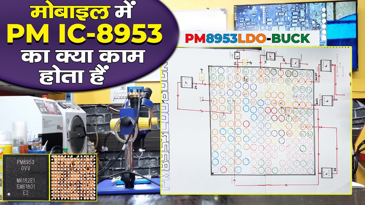 What is Mobile IC PM 8953 ? Work of Mobile PCB IC 8953 | Mobile ...