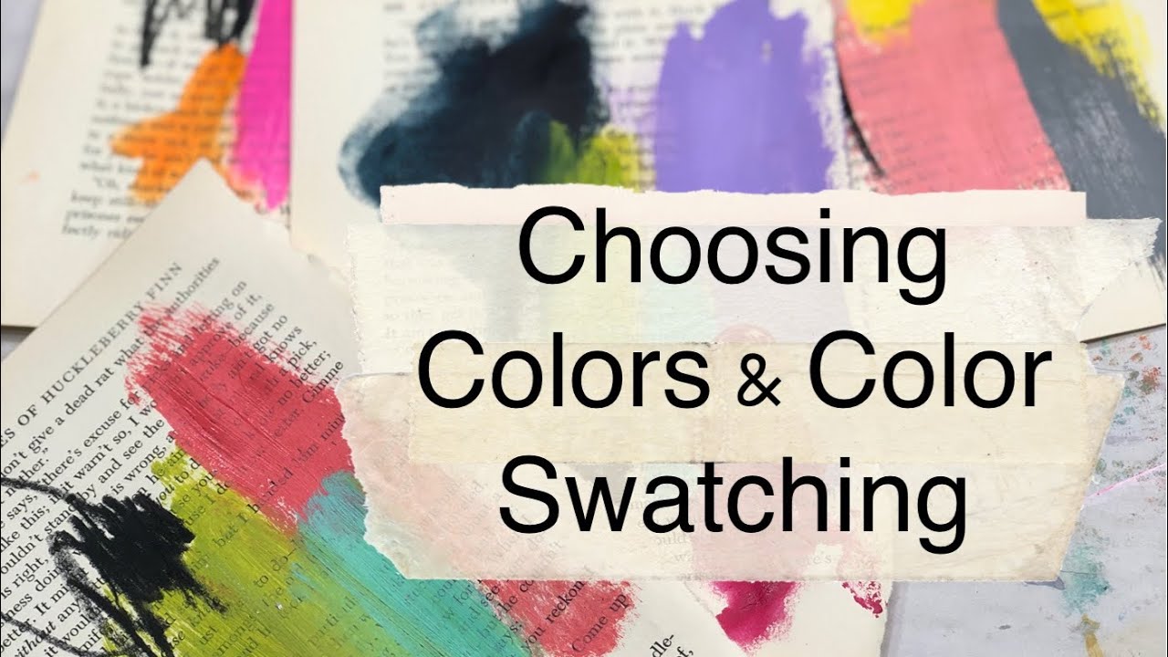 How to Choose Colors and Keep a Color Swatch Sample - YouTube