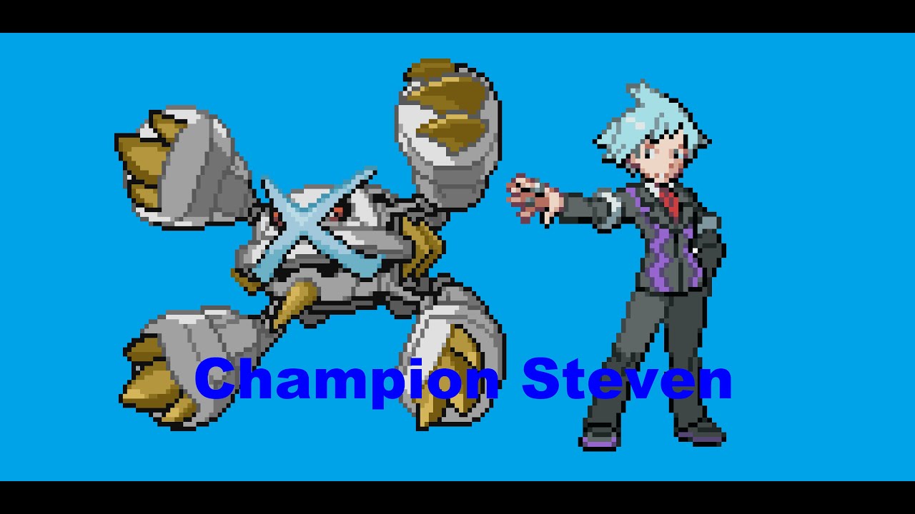 Battling as Champion Steven - YouTube