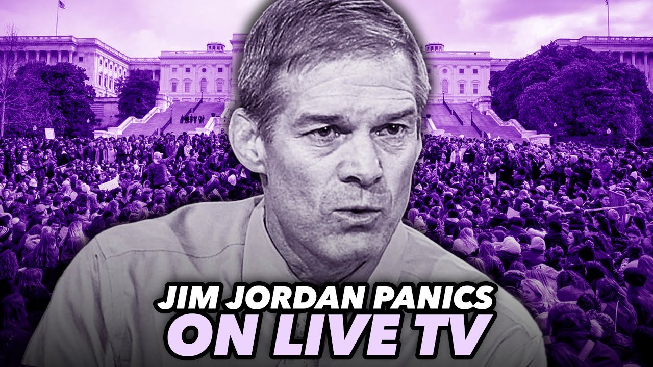 Jim Jordan Panics On TV As His Career Goes Down In Flames - YouTube