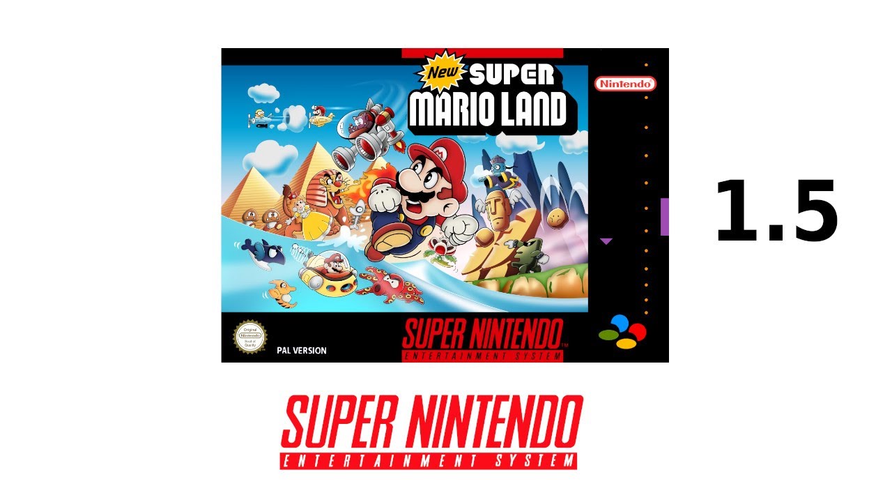 New Super Mario Land. SNES Bootleg. Gameboy Game. DS Graphics. - YouTube