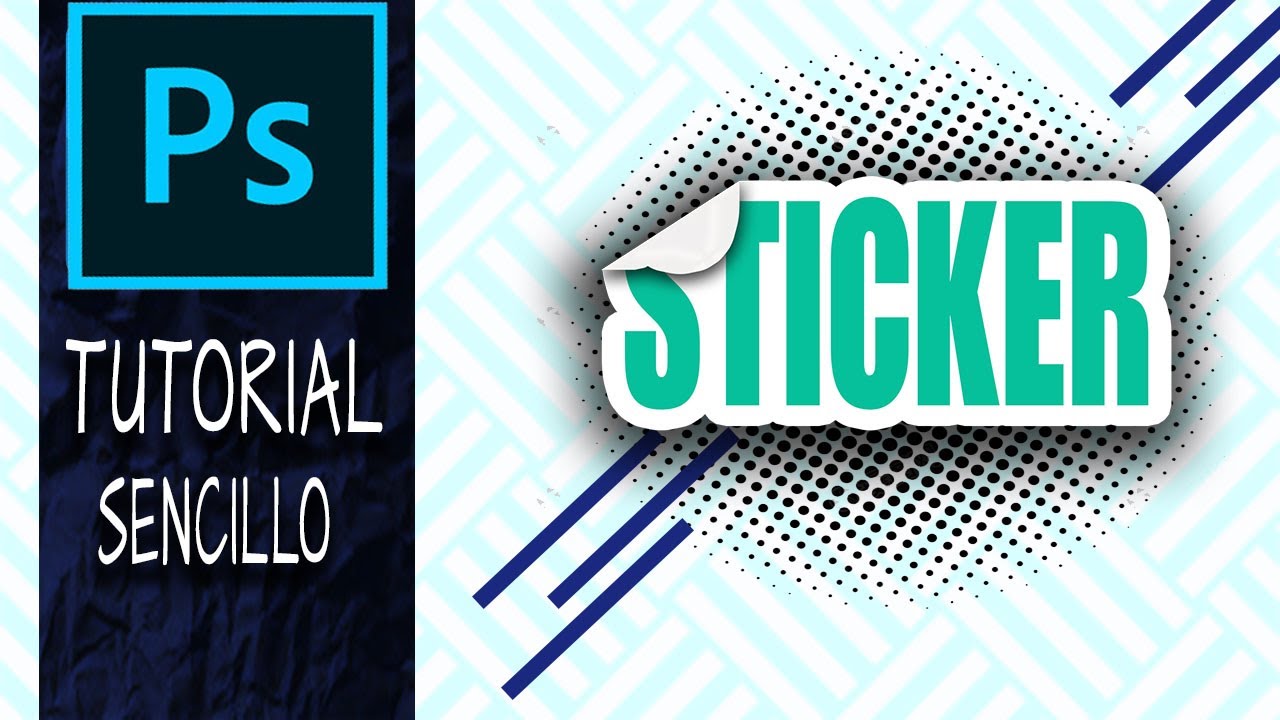 Tutorial para hacer texto efecto Sticker / Tutorial de Texto ...