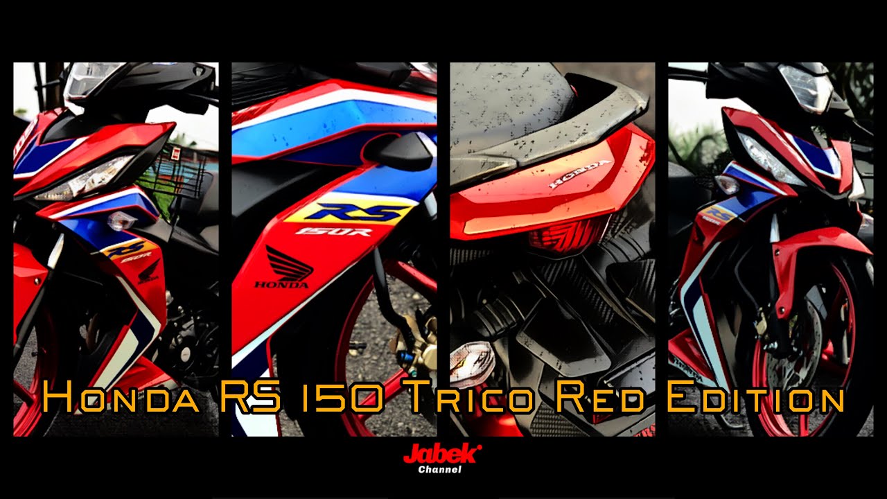 Honda RS 150 V2 Trico Red Edition - YouTube