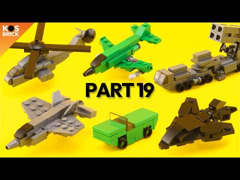 Lego Military Mini Vehicles - Part 19 (Tutorial)