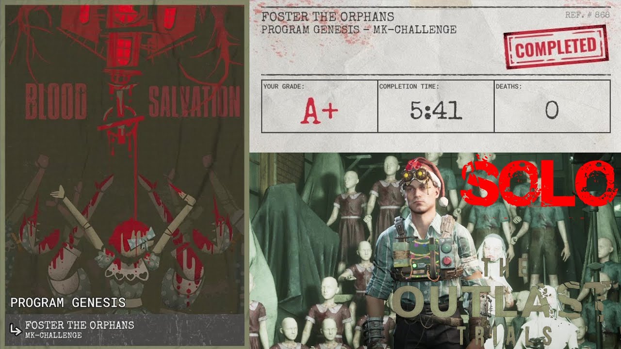 The Outlast Trials | Program Genesis "Foster The Orphans" | MK ...