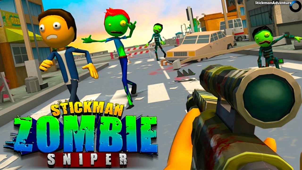 Stickman Sniper : Scary Zombies - Gameplay Walkthrough Part 1 Stickman ...