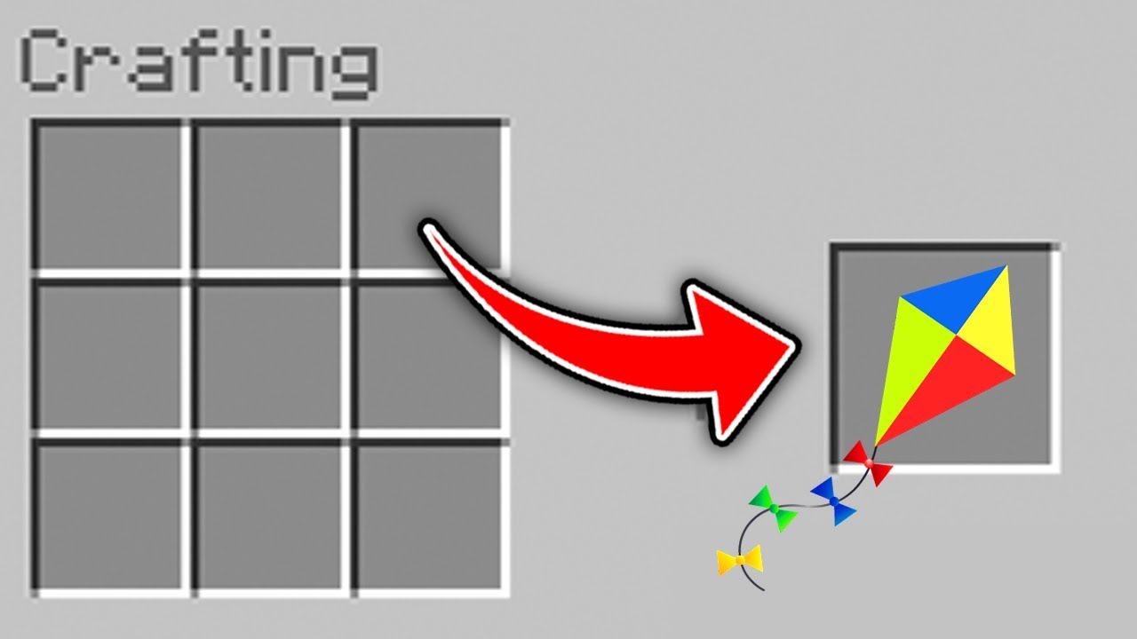 Minecraft: How to Make A Working Kite (No Mods) (Ps3/Xbox360/PS4 ...