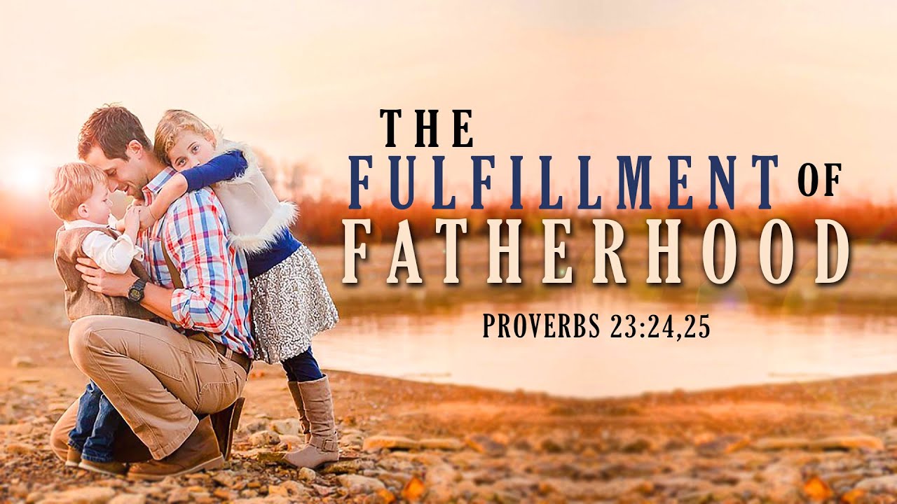 The Fulfillment of Fatherhood - Pastor Stacey Shiflett - YouTube