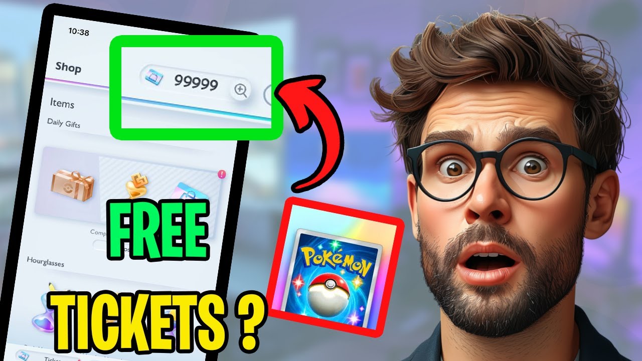 Pokemon TCG Pocket Free Tickets Tutorial 🎫 iOS & Android Open Unlimited FREE Packs! - YouTube