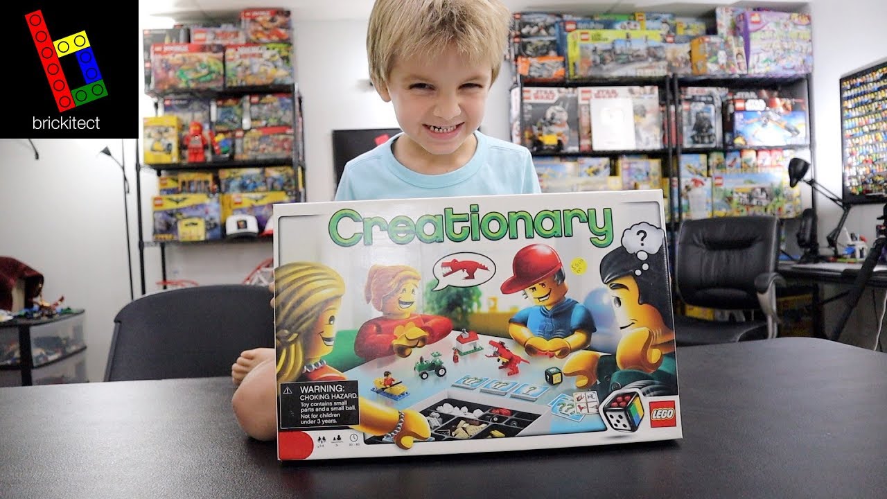 $3 LEGO Creationary Game Yard Sale Find - YouTube