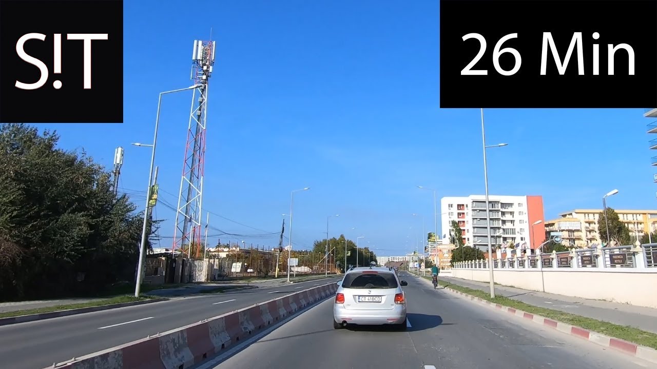 Gara Constanta Catre Centru Navodari Prin Statiunea Mamaia In Trafic ...