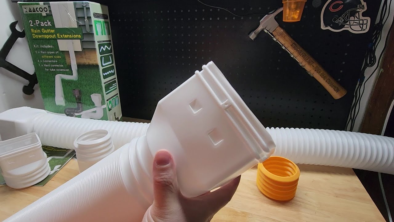 Why You Need These Flexible Gutter Downspout Extensions! - YouTube