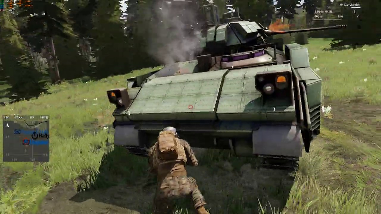 Bradley engaging North Korean Troops | Task Force Badger Daily Ops 8 ...