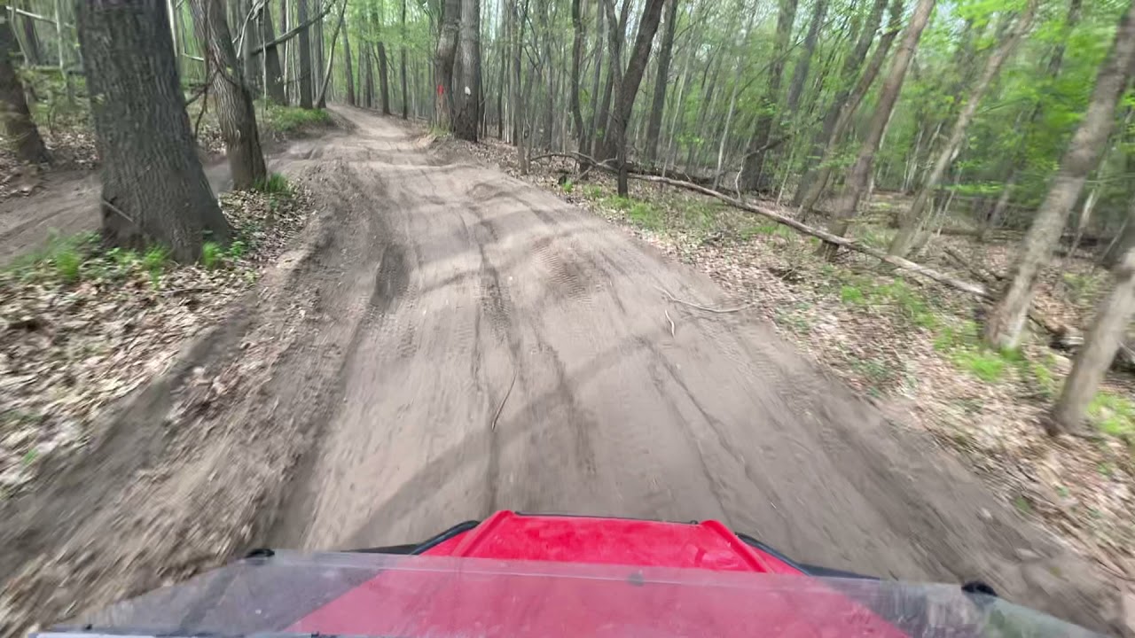 Maumee State Forest ATV trail - Pioneer 500 - YouTube