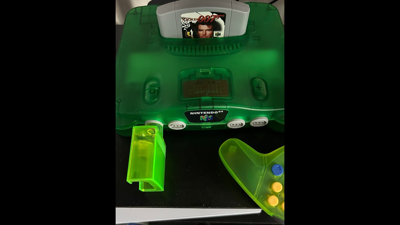 N64 Replacement Shell Jungle green - YouTube