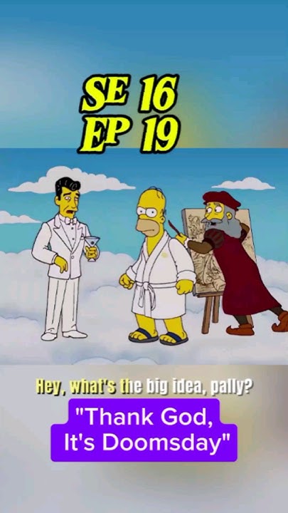 Hey whats the big idea pally? |The Simpsons Se16 Ep19 |"Thank God, It's ...