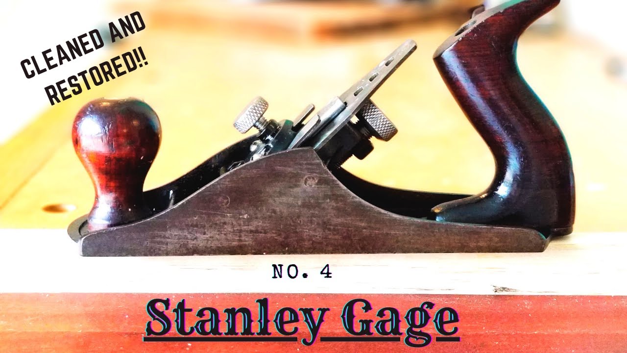 Stanley Gage No.4 Plane Restoration - YouTube
