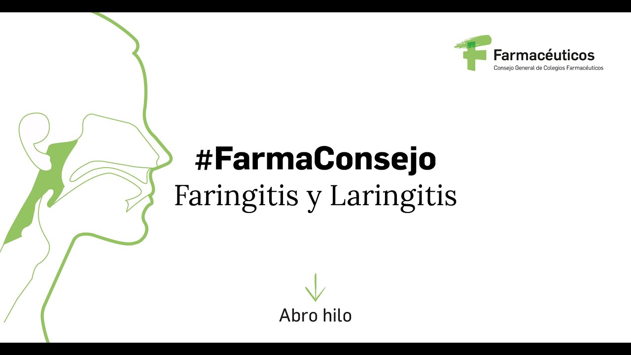 Faringitis - recomendaciones desde la farmacia - #ORLFarmacia - YouTube