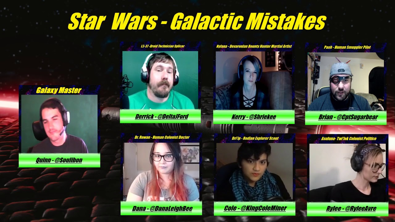 Galactic Mistakes, Episode 1: Escape From Mos Shutta! Star Wars RPG ...