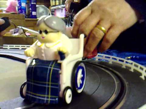 grannies racing on the track - YouTube