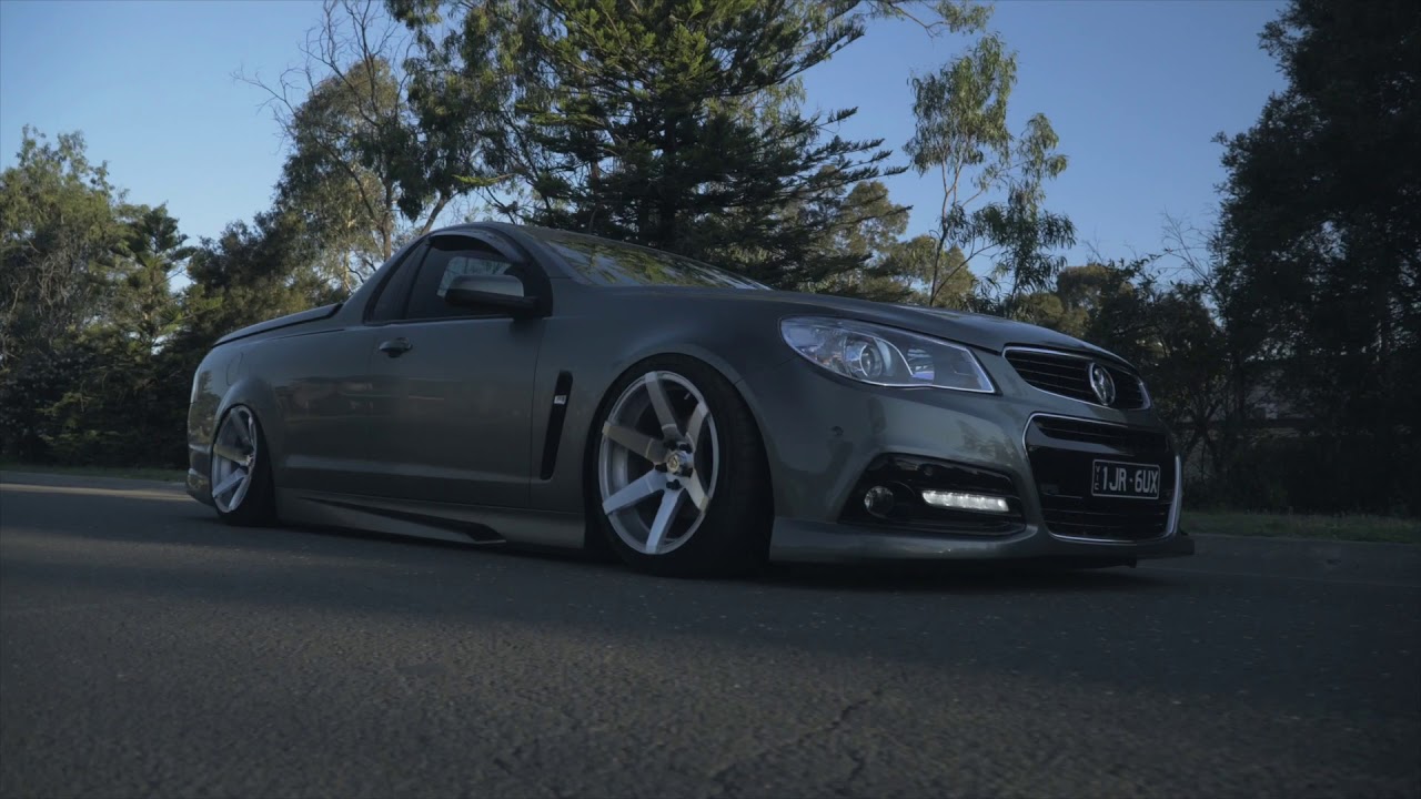 HOLDEN VF UTE BAGGED ALLROUND!!! - YouTube