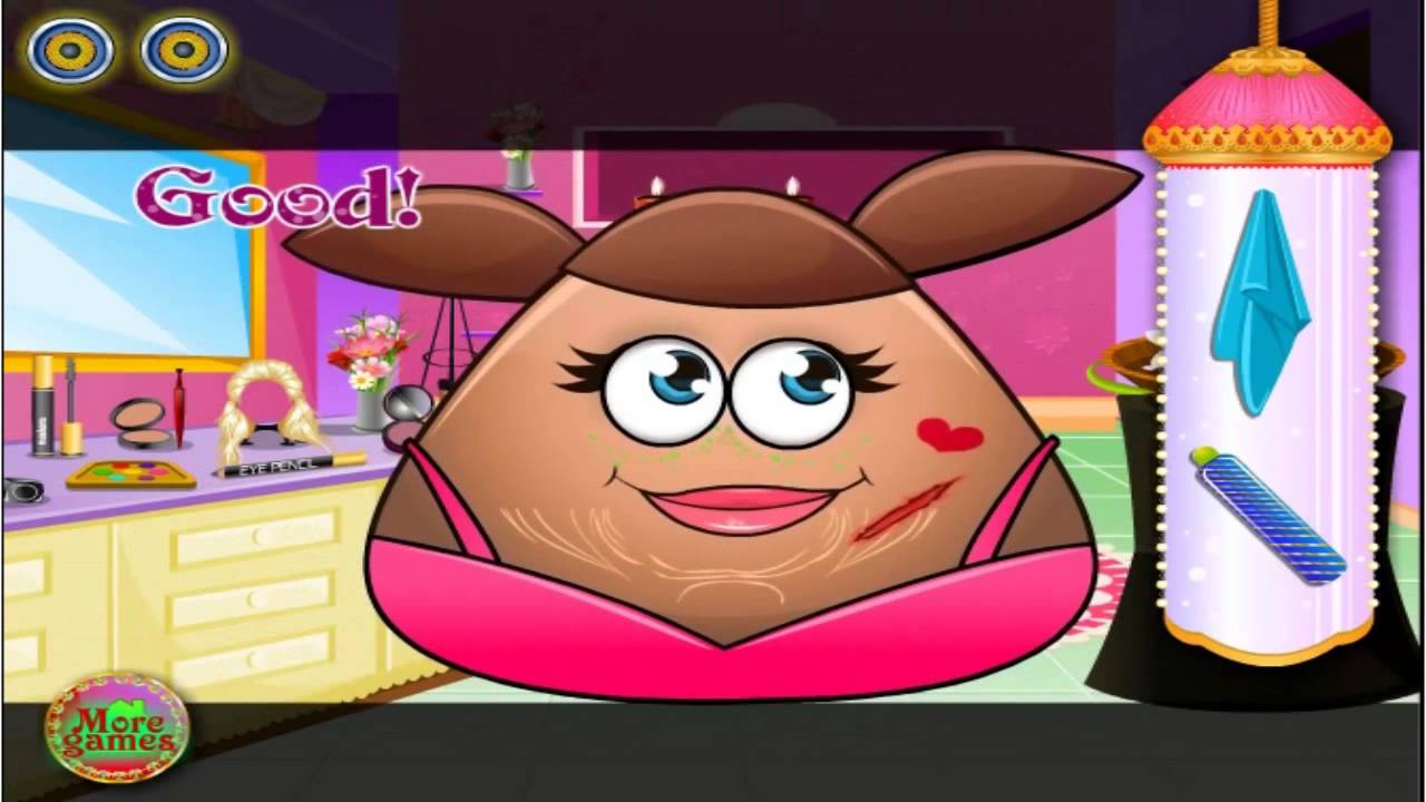 Fazendo Maquiagem No MENINA POU JOGO - Doing Makeup On The GIRL POU ...