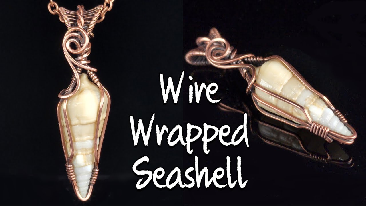 Wire Wrapped Seashell Pendant: Wire Wrapping Tutorial: DIY Jewelry ...