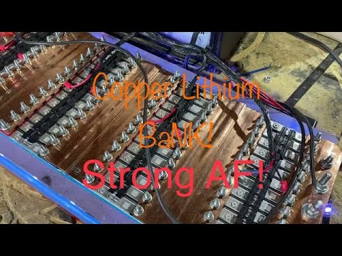 65ah Lithium Bank and Copper Bussing - YouTube