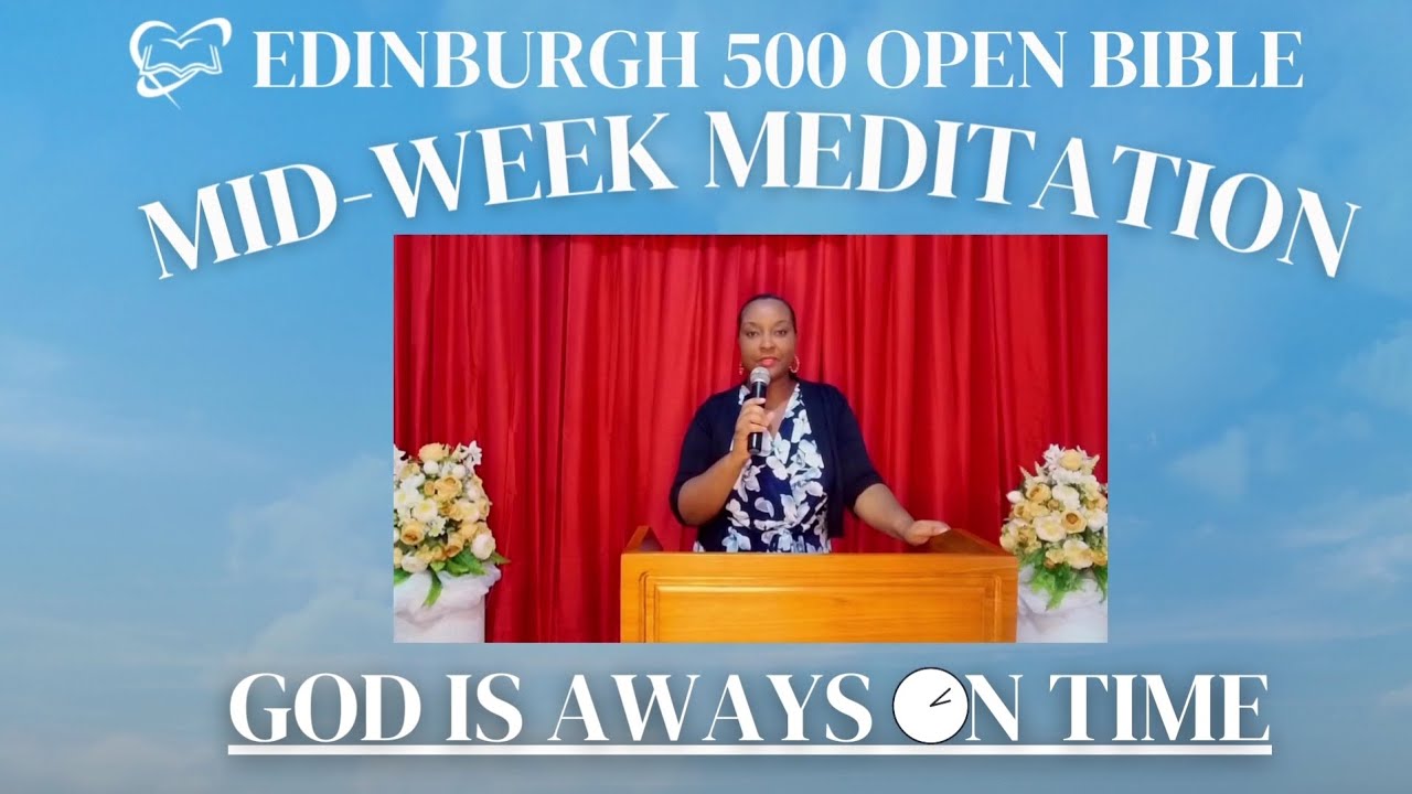 God is Always on Time - Habakkuk 2:3 | Mid-Week Meditation | Pastor ...