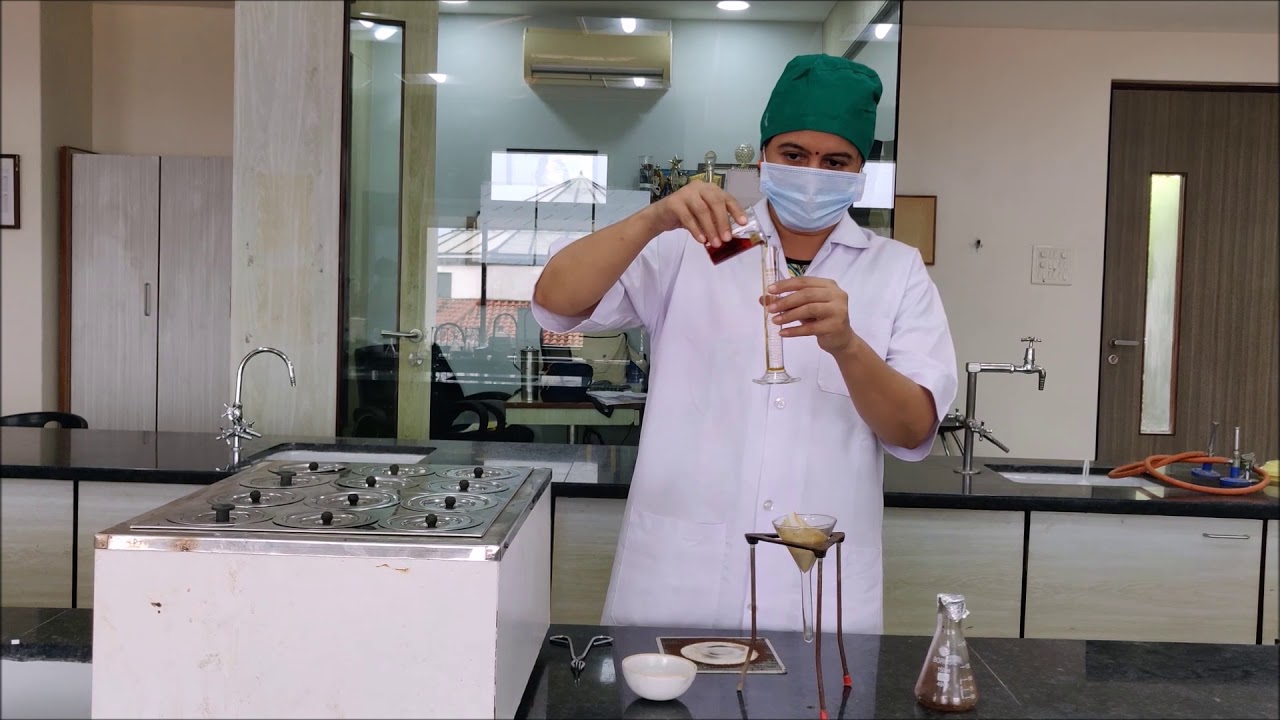 Video on Determination of Extractive Value of Crude Drug Practical ...