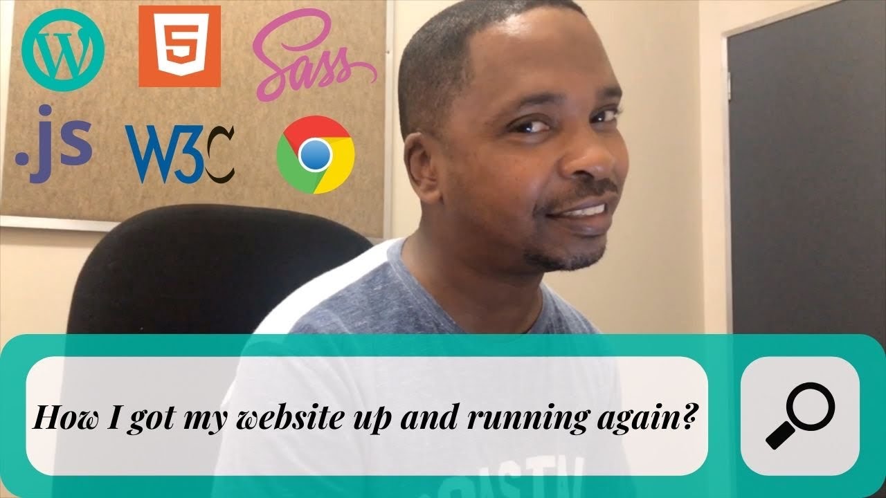 How I got my website up and running again? - YouTube