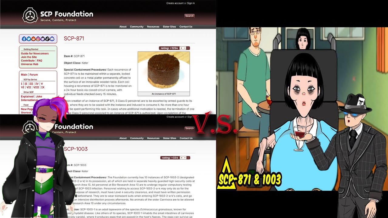 SCP-871 and SCP-1003 V.S. Professor Luscius - YouTube