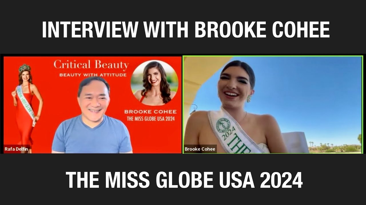 Interview with Brooke Cohee - The Miss Globe USA 2024 - YouTube