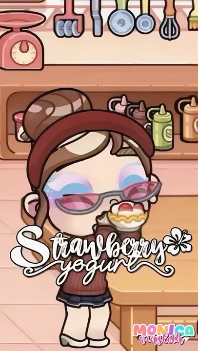 How to make strawberry yogurt in Avatar World - YouTube