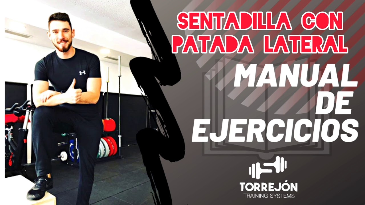 SENTADILLA CON PATADA LATERAL (Tutorial de Ejercicios) SQUAT WITH KICK para Piernas - YouTube