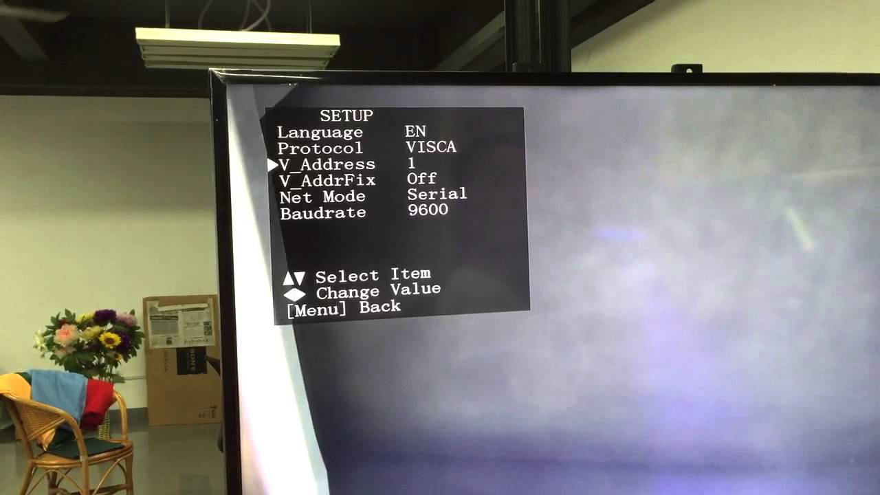 set address for camera - YouTube