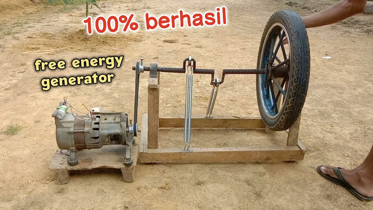 spring free energy generator - YouTube