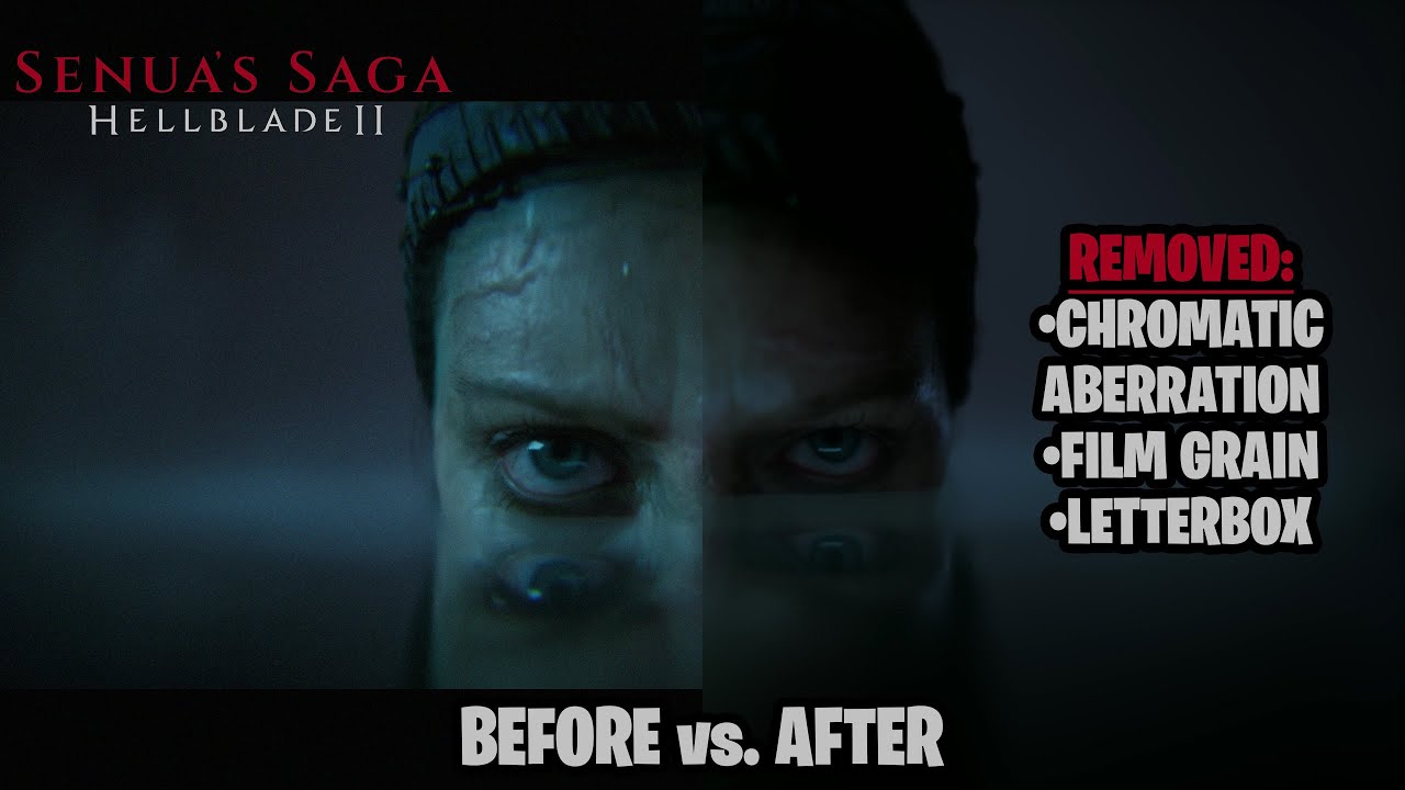 Hellblade II: Senua's Sacrifice | BEFORE vs AFTER Post Processing | Comparison & Fix - YouTube