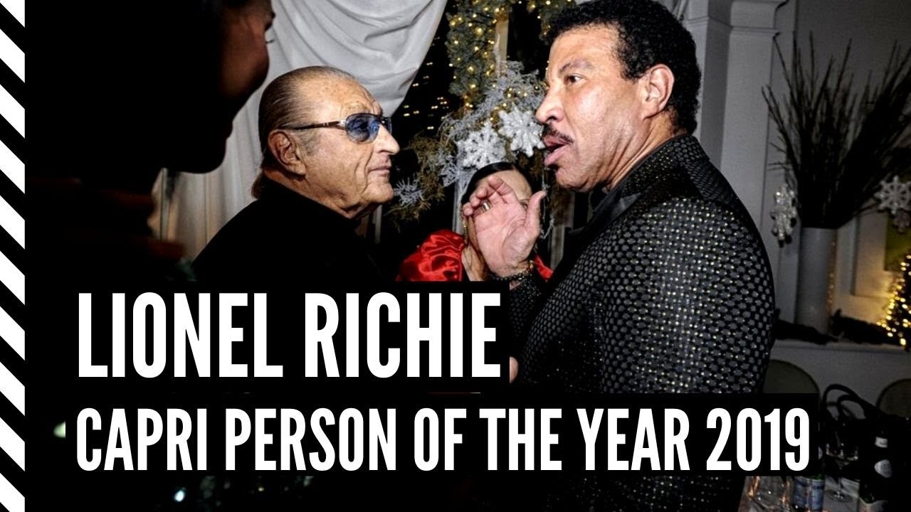 Roma 2019, Lionel Richie riceve il “Capri Person of the Year” - YouTube