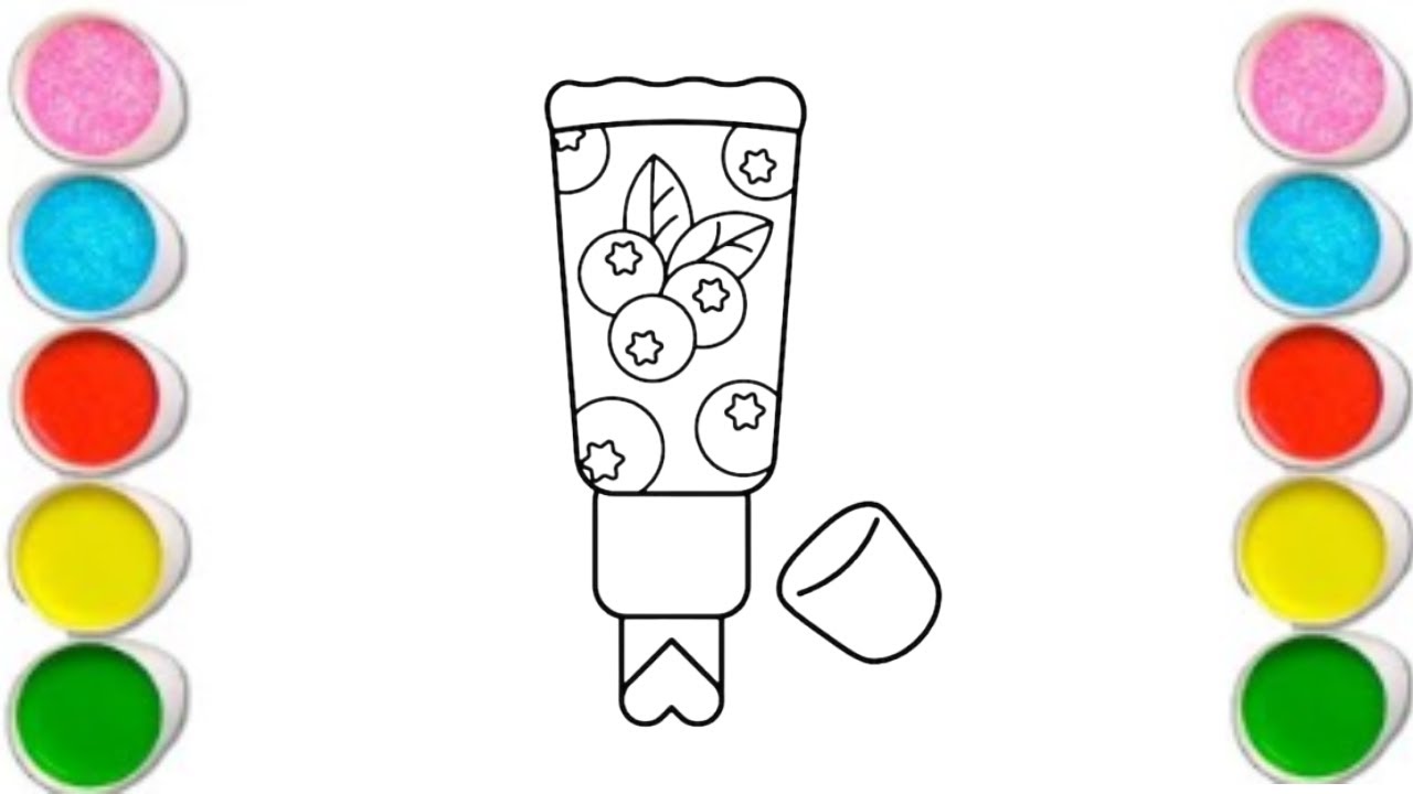 How To Draw Persimmon Drawing, Painting & Coloring For Kids and ...