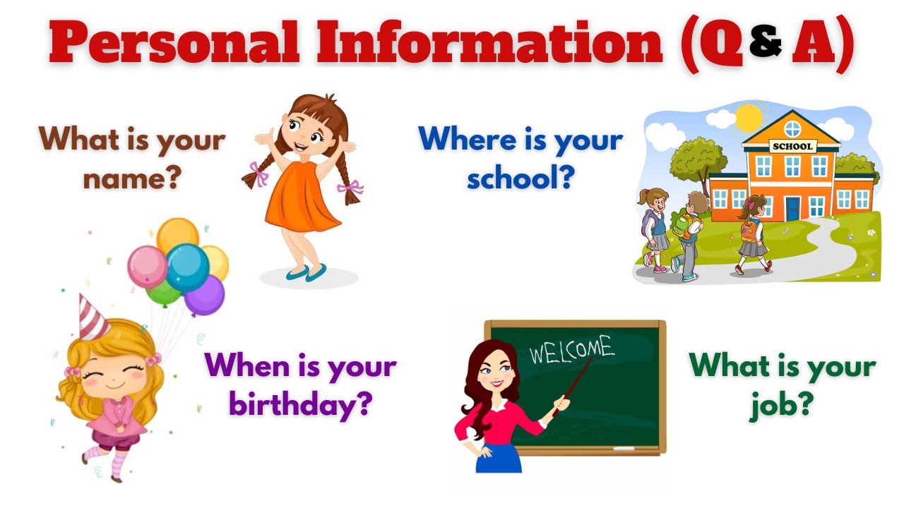 Personal Information Question with Answer |Basic English For beginners ...