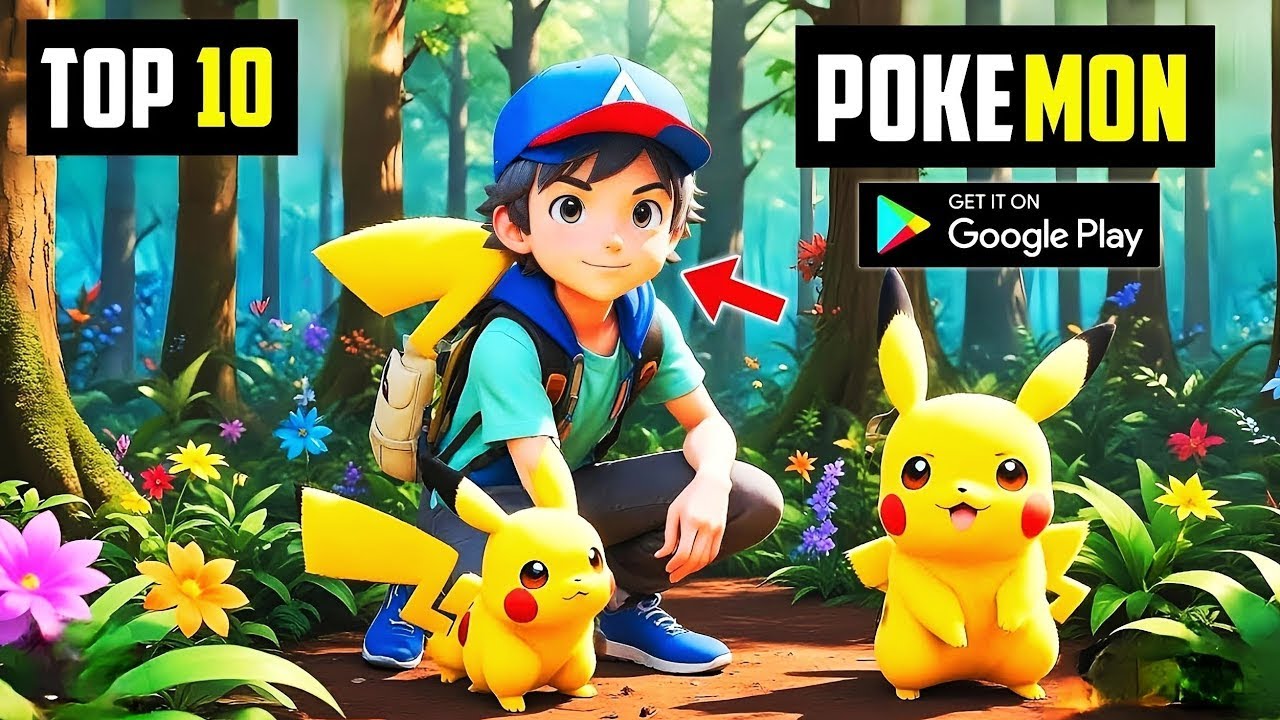 Top 10 High Graphics Pokémon Games for Android 2025 | Best Pokémon ...