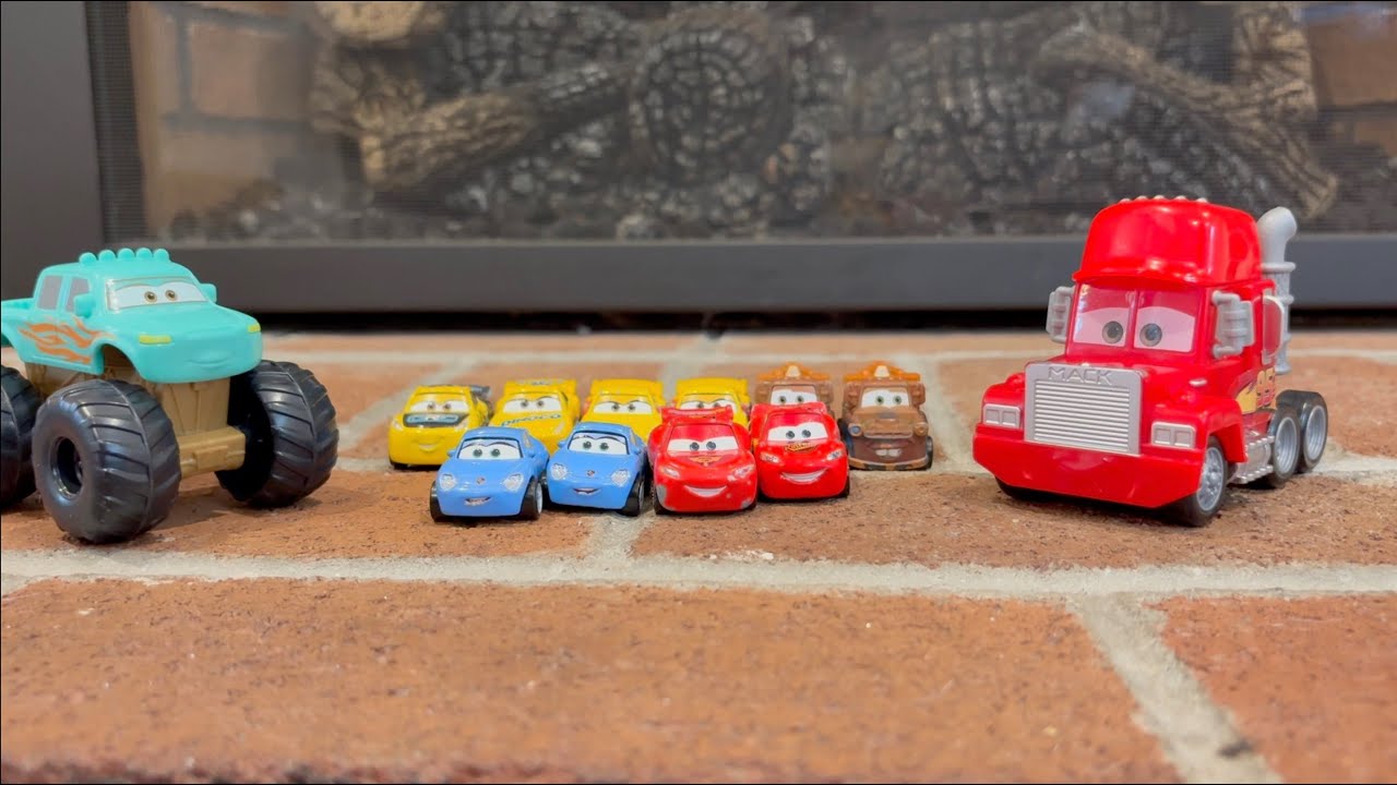 Pixar's Mac and Ivy babysit the mini cars! - YouTube