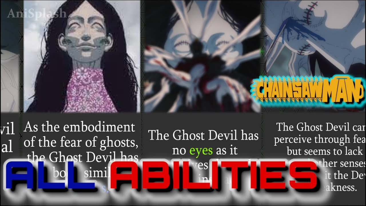 ALL ABILITIES OF GHOST DEVIL FROM CHAINSAW MAN ~ FACTS ABOUT GHOST DEVIL FROM CHAINSAW MAN - YouTube