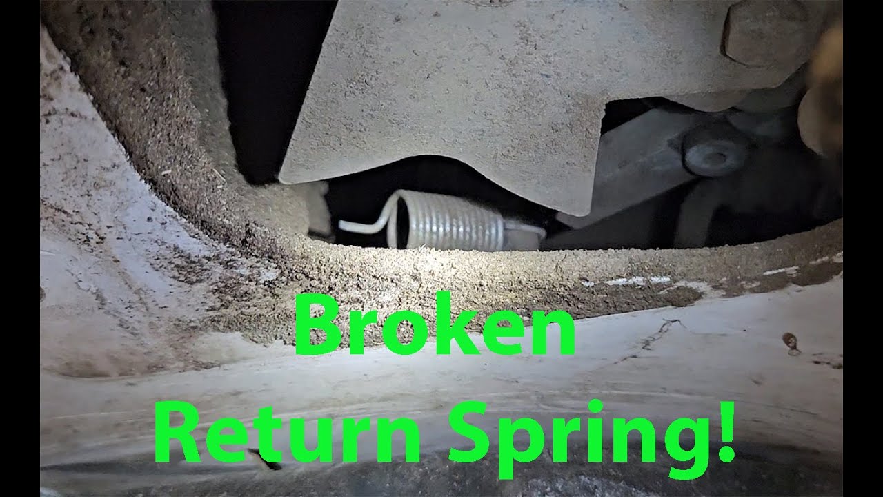 Bobcat MT100: Neutral Return Spring Replacement - YouTube