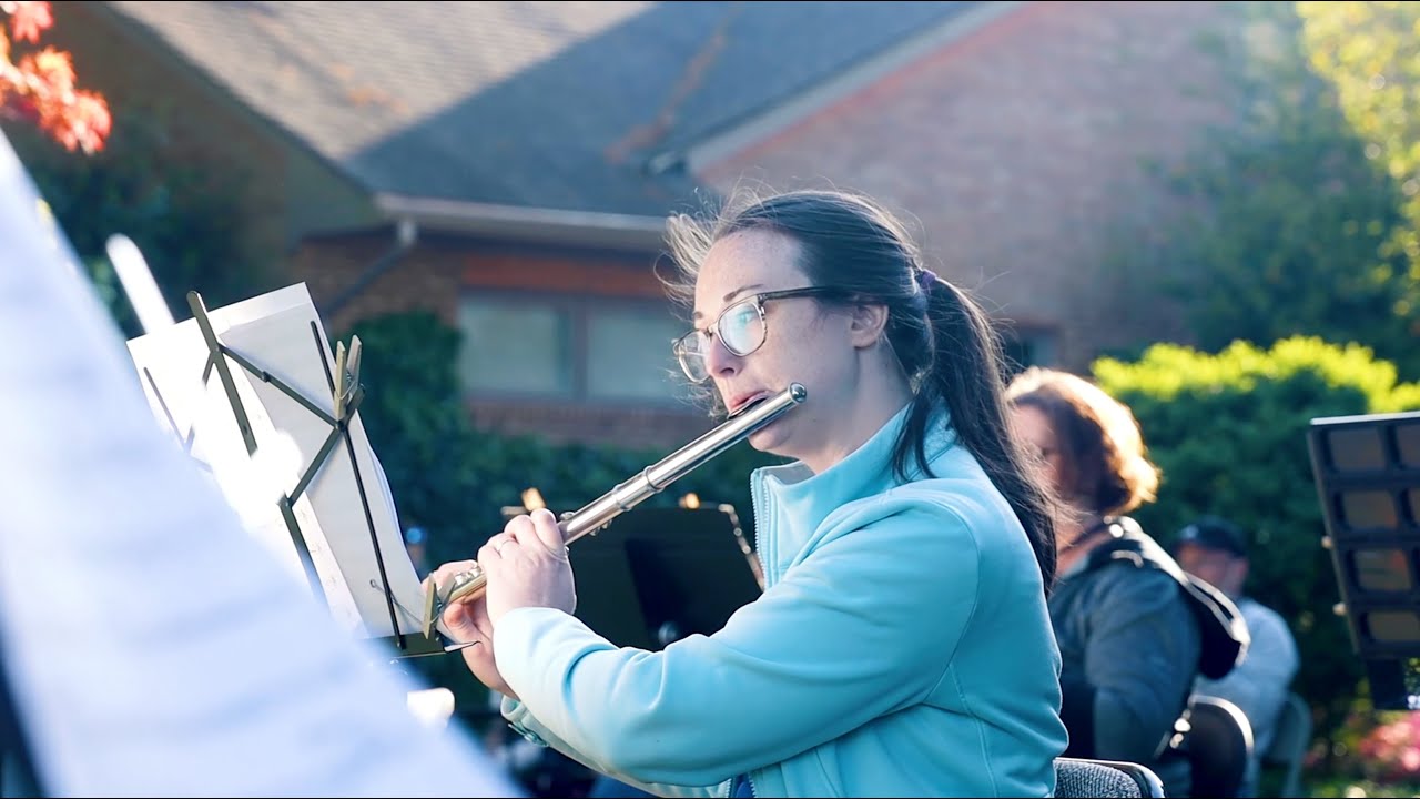 Scrubs and rhythm: VCU Health Orchestra reunited for a rehearsal - YouTube