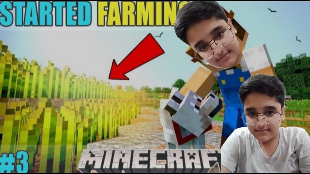 I have Made Farm and Start farming My Favorite Job😃😃[Minecraft #6 ...