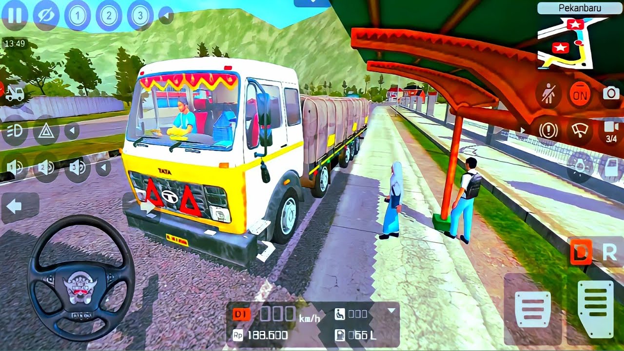 Realistic Tata Truck Mod - Tata Truck Mod Bussid download - Tata Truck ...