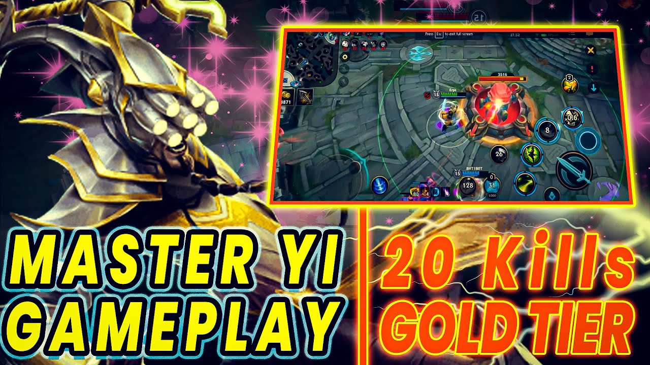 Wild Rift Master Yi Build And Runes - YouTube