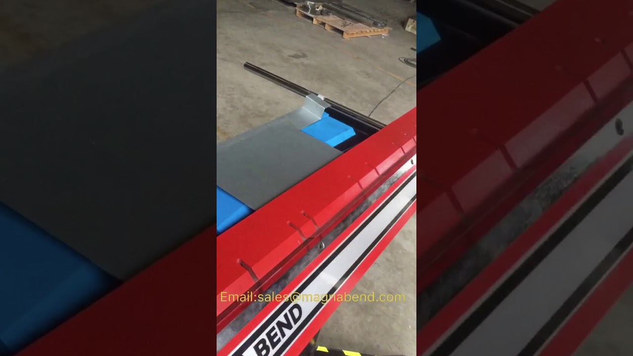 Magnabend magnetic box and pan brake, magnetic bending machine - YouTube